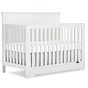 Dream On Me Morgan 5 in 1 Convertible Crib in White