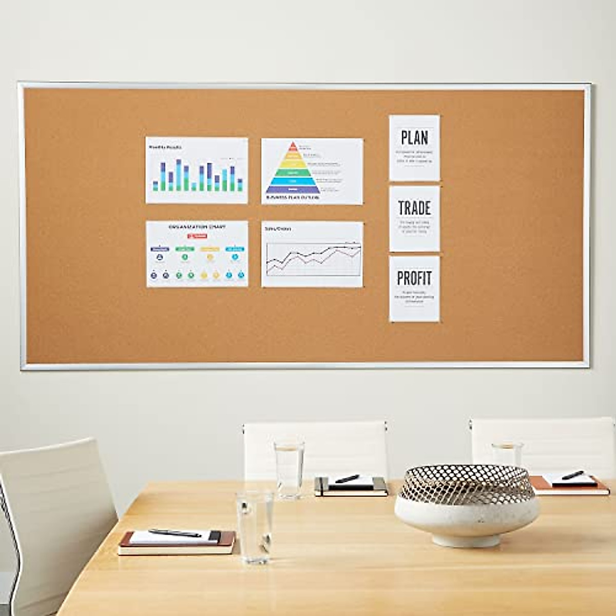 Staples Standard Durable Cork Bulletin Board
