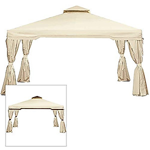 Garden Winds Replacement Canopy Top Cover for The Portofino Toscano 14 x 12 Gazebo - RipLock 350