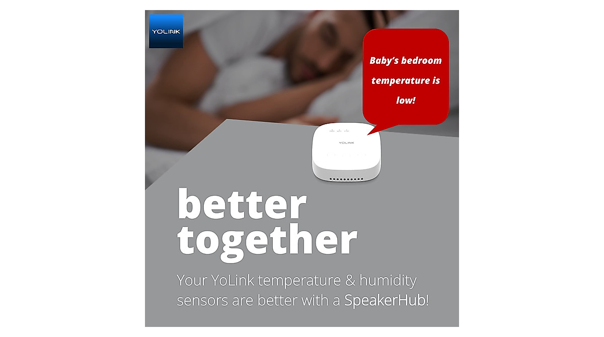 YoLink Smart Temperature Humidity Sensor for Alexa