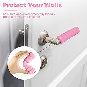 ISKYBOB Set of 5 Door Knob Covers Door Handle Foam Safety Cover Guard Protector for Kid
