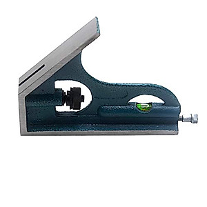 Oudtinx Industrial Tools 12'' 4 Combination Square Ruler Set Protractor Satin, 4-R Graduation