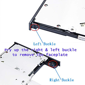 Internal Dual Layer BD-RE Blu-ray Burner Optical Drive for Dell Inspiron 17R N7110 N7010 SE 7220 7720 15Z 15R N5110 5520 15 14R N4110 Laptop, 6X 3D BD-R BDXL 8X DVD+-RW DL Writer Replacement