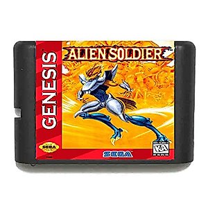 Alien Soldier 16 bit MD Game Card For 16 bit Sega MegaDrive Genesis game console-EURO SHELL