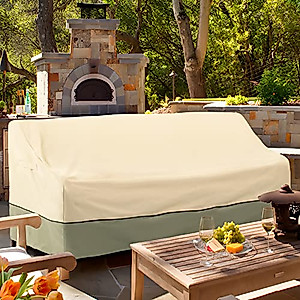 KylinLucky Outdoor Furniture Sofa Covers Waterproof, 2-Seater Patio Loveseat Bench Couch Covers Fits up to 78 x 42 x 30 inches