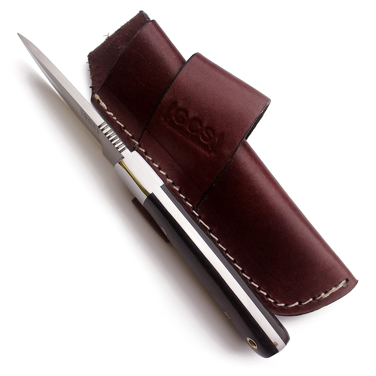 GCS Handmade Micarta Handle D2 Tool Steel Tactical Hunting Knife with leather sheath Full tang blade designed for Hunting & EDC GCS 303