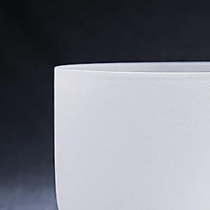 KVKA 432 Hz Crystal Singing Bowl F Note Heart Chakra 14 Inch With Carrying Case