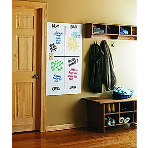 Rust-Oleum 241140-2PK Specialty Dry Erase Brush-On Paint Kit, White, 2 Pack