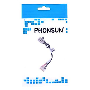 DC Power Jack Charging Port Socket Plug in Cable with Wire Harness for Dell XPS 15 9530 9550 9560 9570 7590 P56F P56F001 P56F003/Precision 15 5510 5520 5530 5540 M3800 CN-064TM0 064TM0 DC30100X300