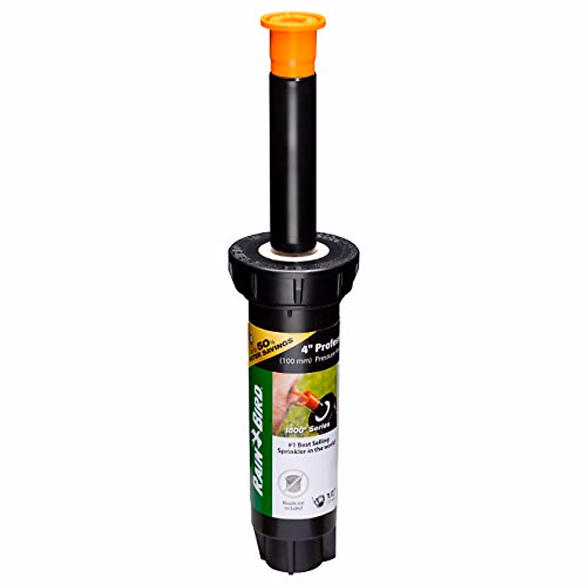 Rain Bird 1804LNPRS Pressure Regulating (PRS) Professional Pop-Up Sprinkler, Body Only No Nozzle, 4" Pop-up Height