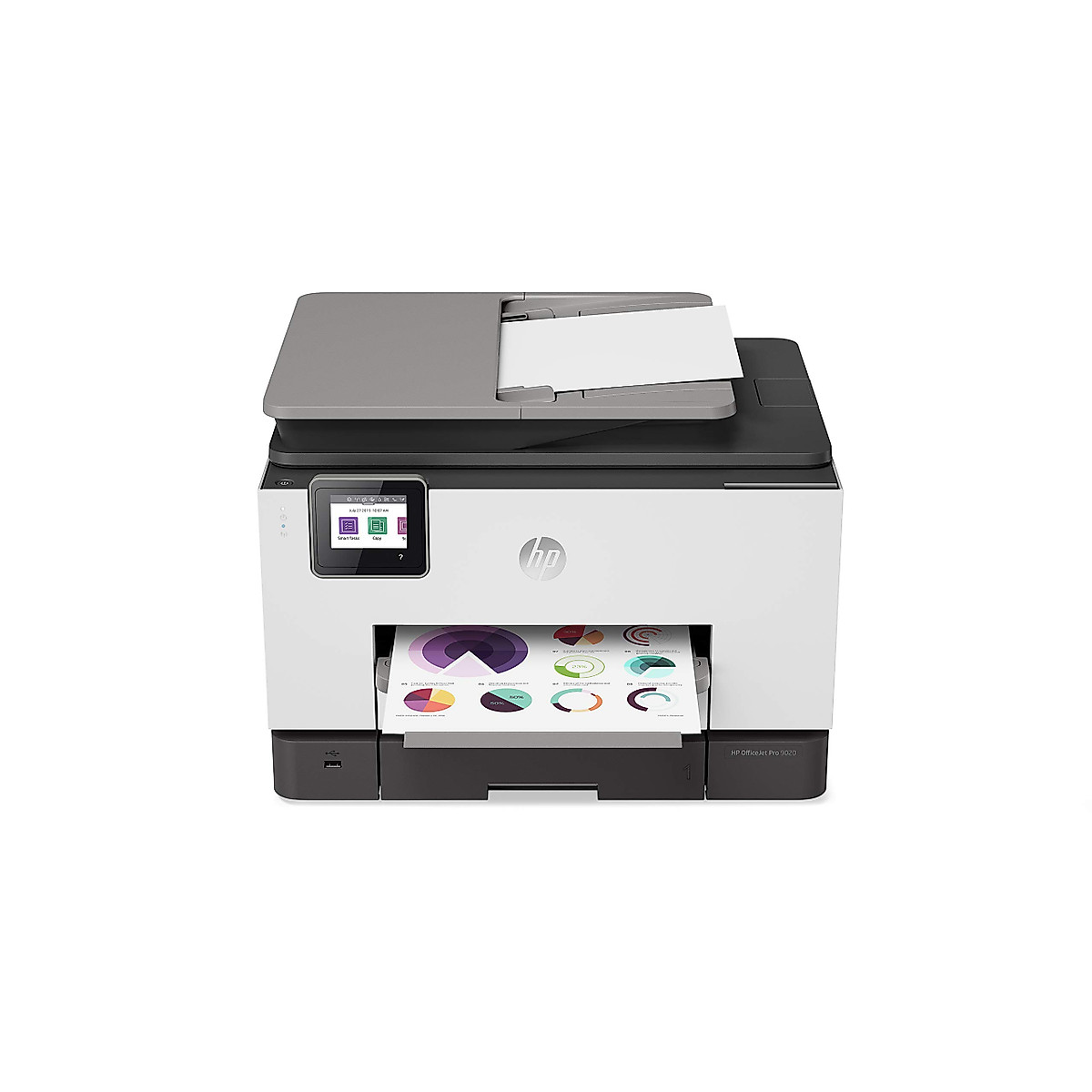 HP Officejet Pro 9020 All-in-One Colour Inkjet Printer 1MR78A USB Wireless (Renewed)