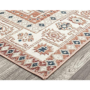 Rugs America Gallagher Collection GL60A Sangria Koti Transitional Vintage Area Rug 8' x 10'