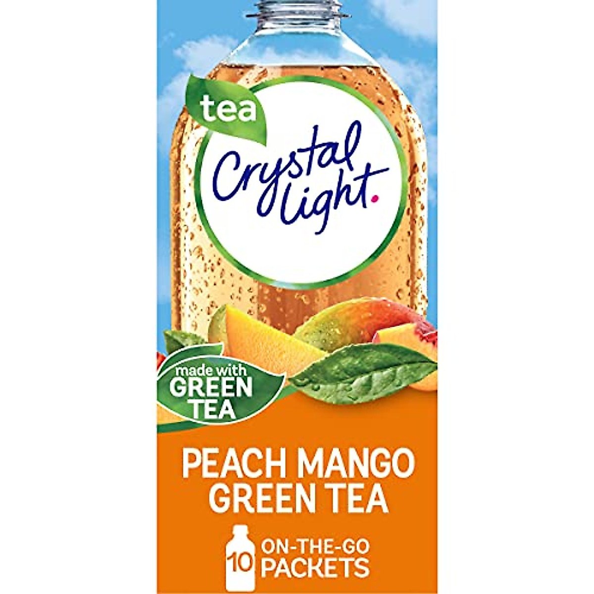 Sugar-Free Crystal Light Peach Mango Green Tea On-The-Go