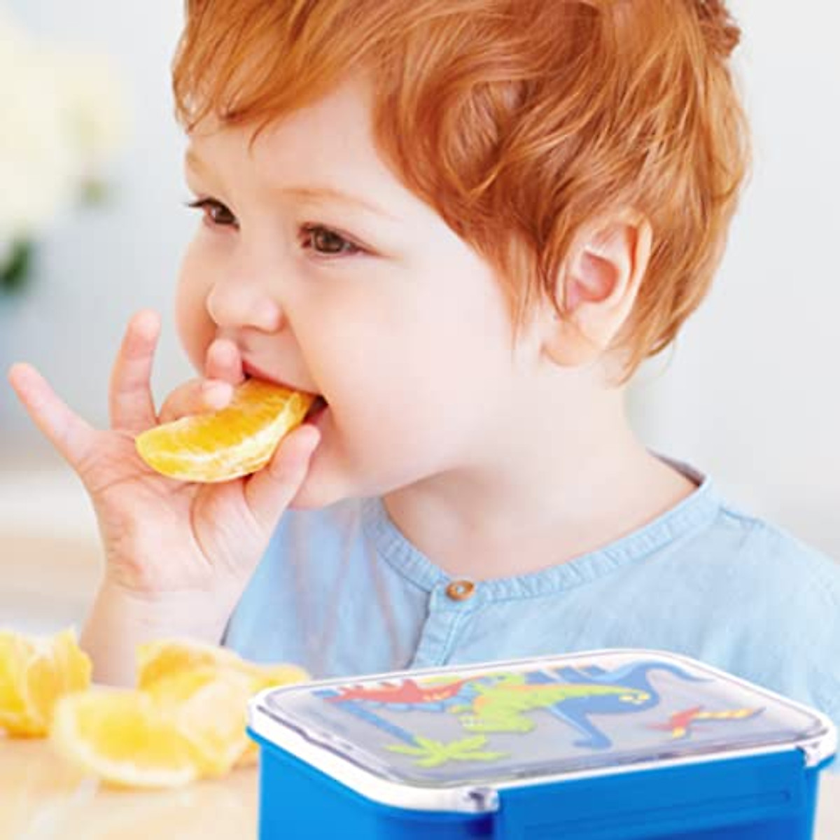 Stephen Joseph Rainbow Meal Holder, 7.125 in x 5.25 in x 2 in, Plastic, BPA Free, Dishwasher and Microwave Safe