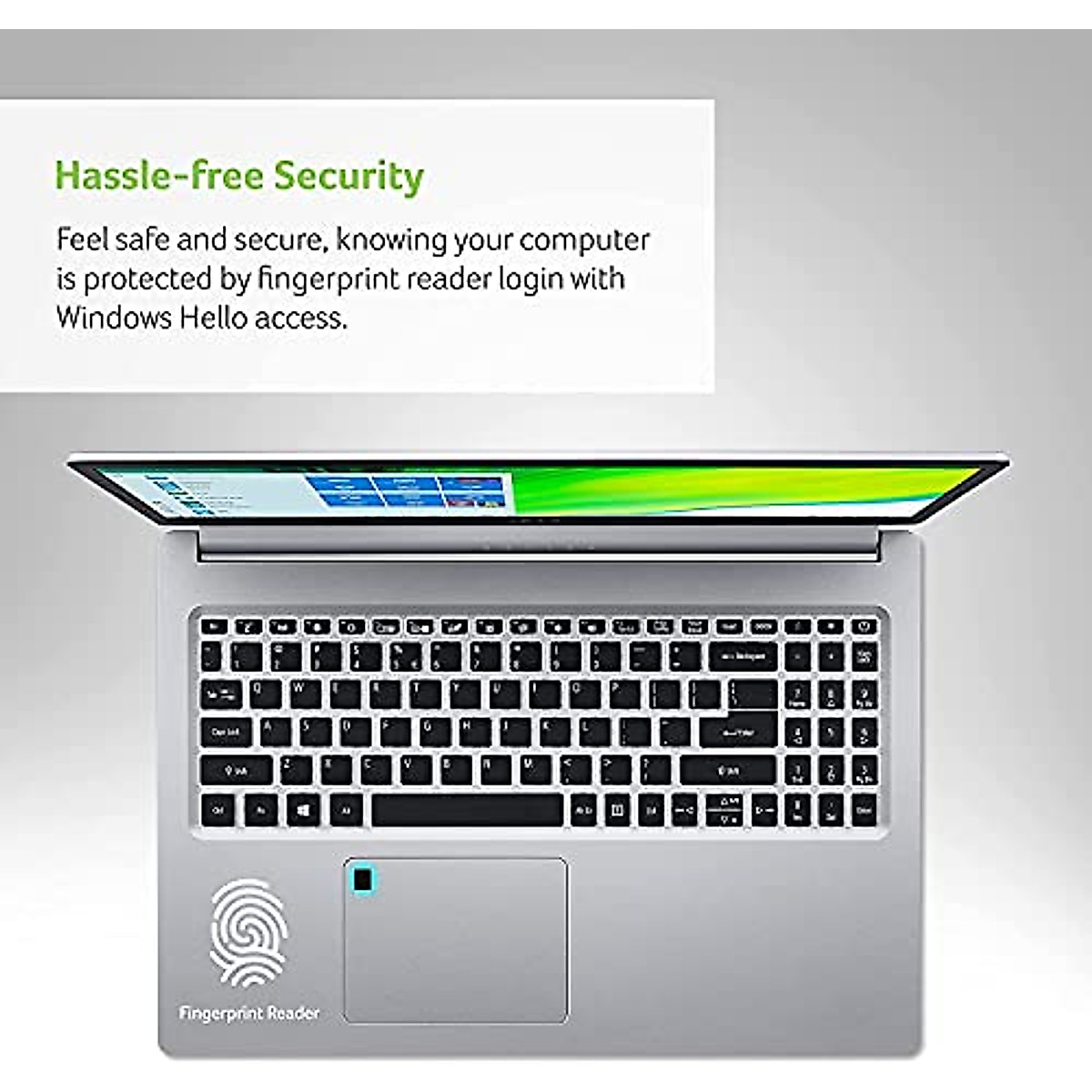 2022 Newest Acer Aspire 5 Slim Laptop, 15.6" Full HD IPS, AMD Ryzen 3 3350U Quad-Core Processor, 12 GB DDR4 RAM, 512 GB SSD, Intel WiFi 6, Backlit KB, Fingerprint Reader, Amazon Alexa, Windows 11