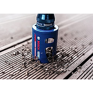 Bosch Professional 1x Expert Construction Material Hole Saw (for Softwood, Ø 68 mm, Accessories Rotary Impact Drill)