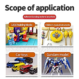 Guoelephant 20g Craft Glue,Craft Adhesive,Craft Glue Quick Dry Clear,Instant Super Glue for Craft,DIY,Metal, Plastic, Rubber, Wood, Leather,Scrapbooking,Card Making,Photo,Toy, Model, Decor, Crystal 