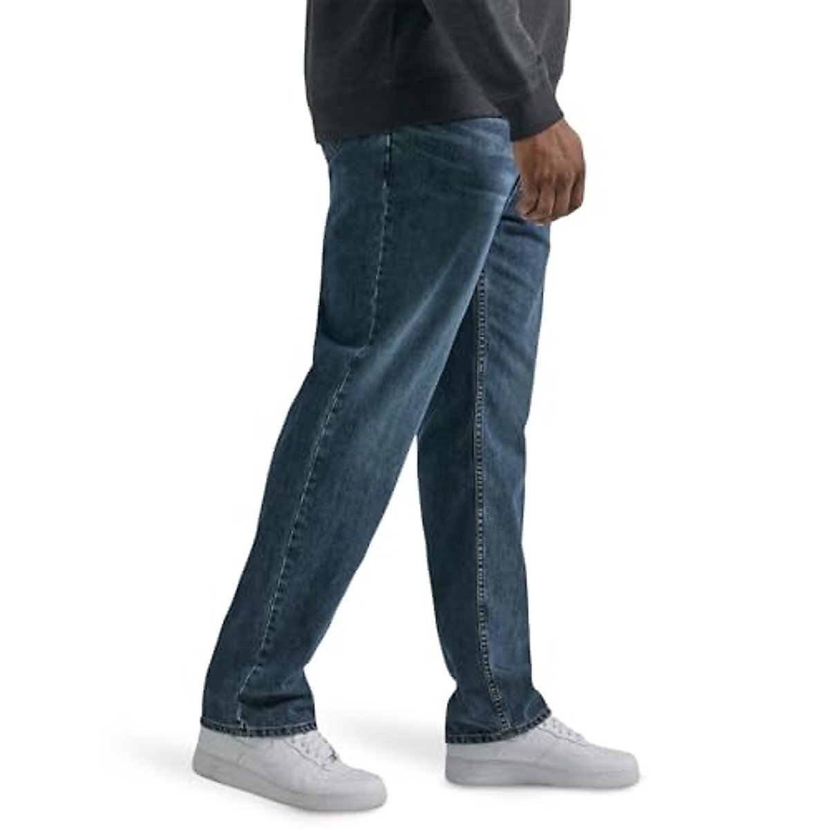 Lee Men's Big & Tall Legendary Relaxed Straight Jean, Lieutenant, 48W x 28L