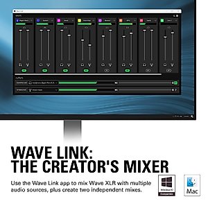 Elgato XLR Solution - Dynamic XLR Microphone, Audio Mixer for XLR Mic to USB-C, Noise Rejection, Digital Mixing Software for Podcasting, Streaming, Broadcasting for Mac, PC with 10ft/3m XLR Cable