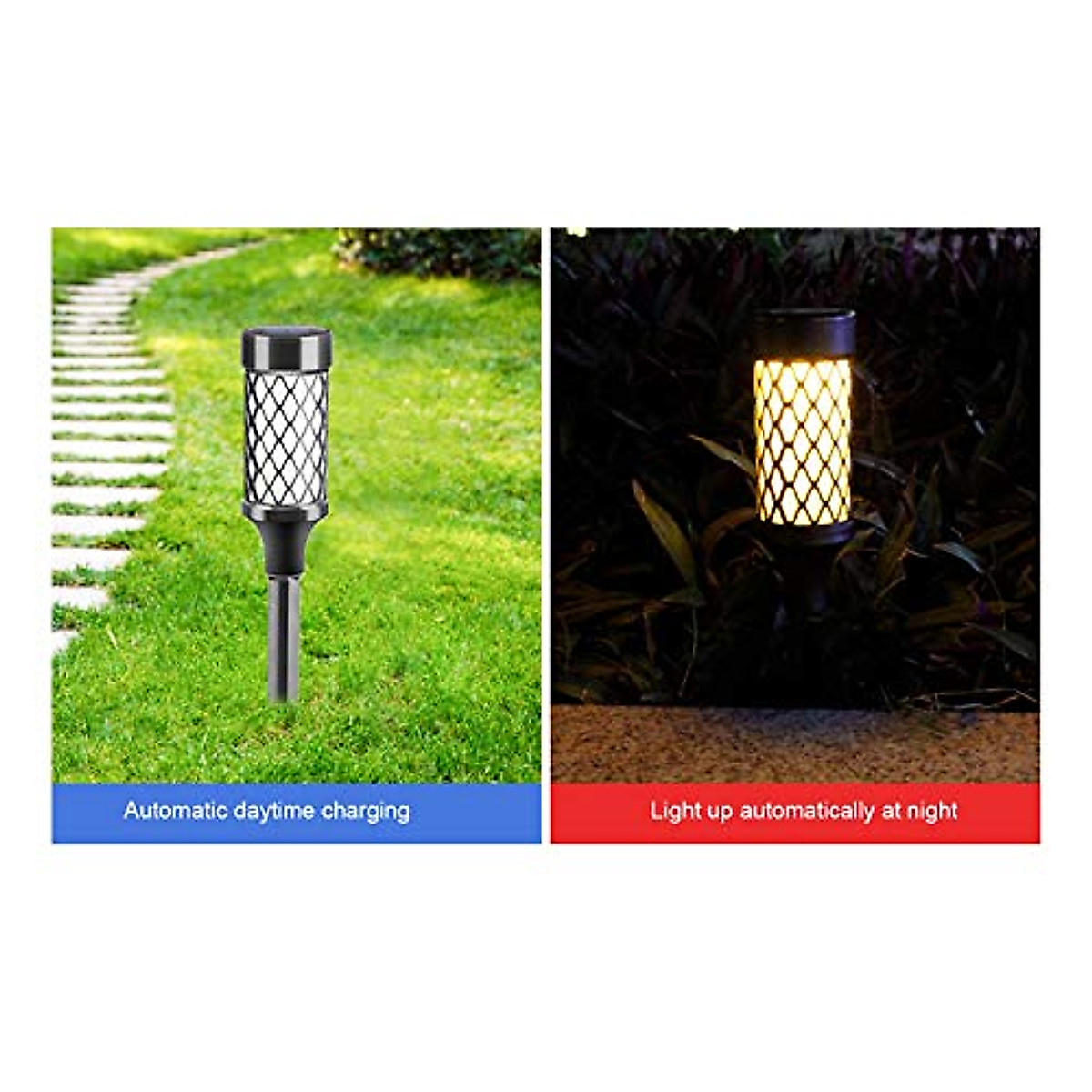 10LED Solar Garden Light, Solar Charging Home Courtyard Lawn Light, Unique Irregular Light Style, Suitable for Outdoor Use