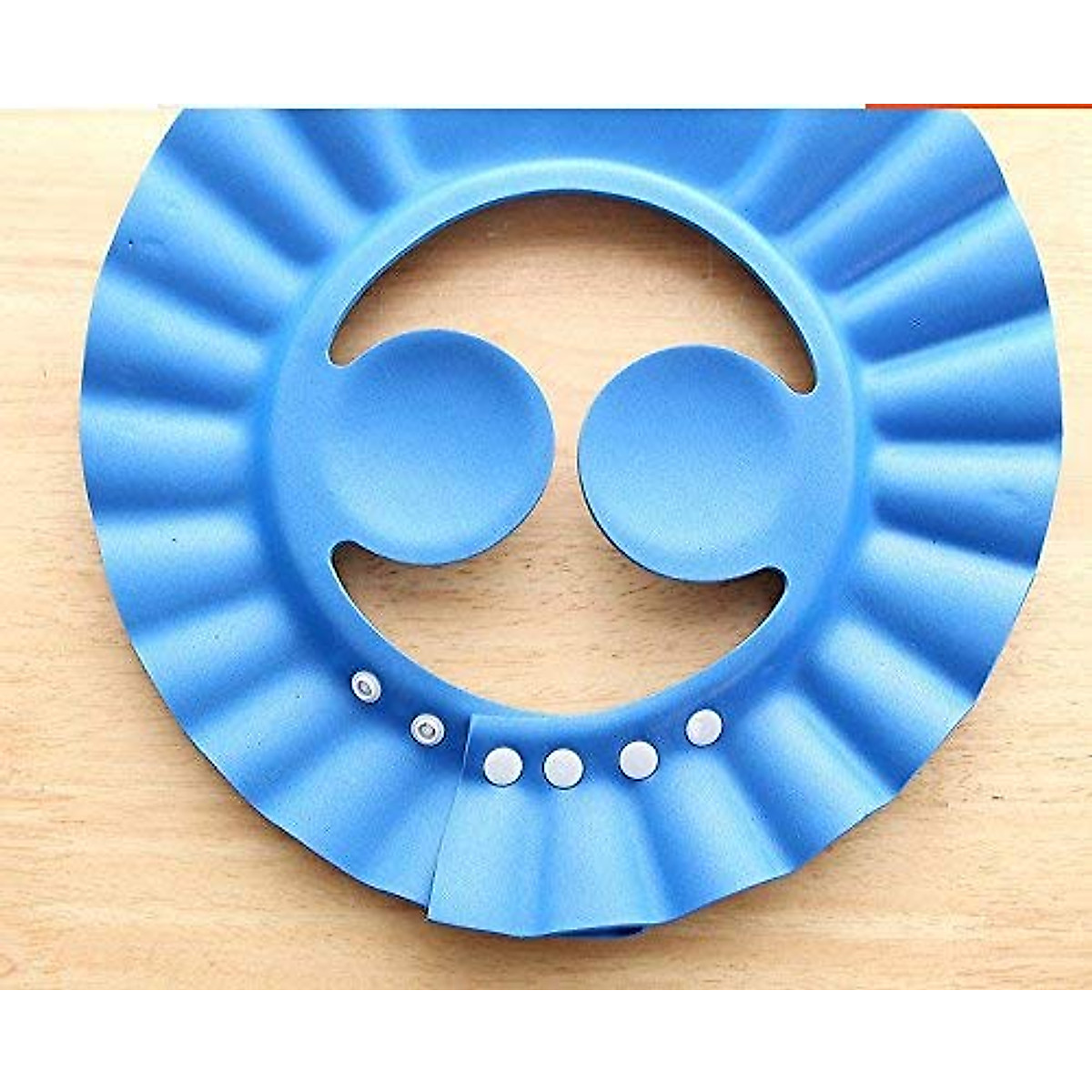 3Pcs Baby Shower Cap Soft Adjustable Bathing Shampoo Hat with Ear Protection Bath Protection Cap Children Wash Hair Sheet Hats (Random Color)