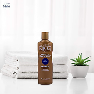 NISIM NewHair BioFactors Shampoo for Normal To Oily Hair - Deep Cleaning Shampoo That Controls Excessive Hair Loss (8 Ounce / 240 Milliliter)