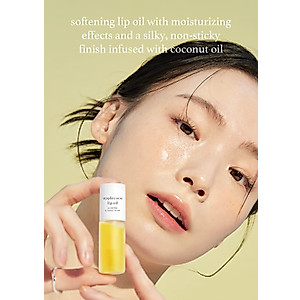 NOONI Vegan Appleseed Lip Oil - Applecoco | Long-Lasting, Moisturizing, Plumping, Revitalizing for Dry Lips, Waterproof, No Peel Off, Korean Tint, Valentine Day Gifts, 0.12 FL Oz