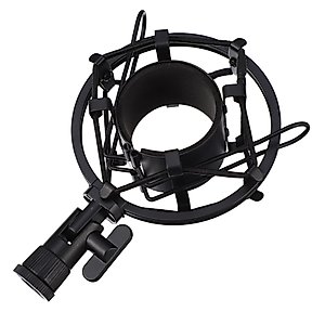 SUPVOX 1pc Microphone Shock Mount Portable Mic Stand Microphone Holder for Mic Stand Condenser Microphone Mount Shockproof Microphone Holder Usb Mic Microphone Shockproof Stands Mic Mount