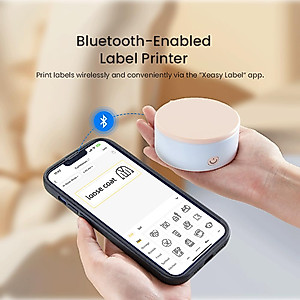 vretti HP3 Label Machine Maker with Tape, Portable Thermal Mini Label Printer, Bluetooth Wireless Connection for Storage,Home,Office