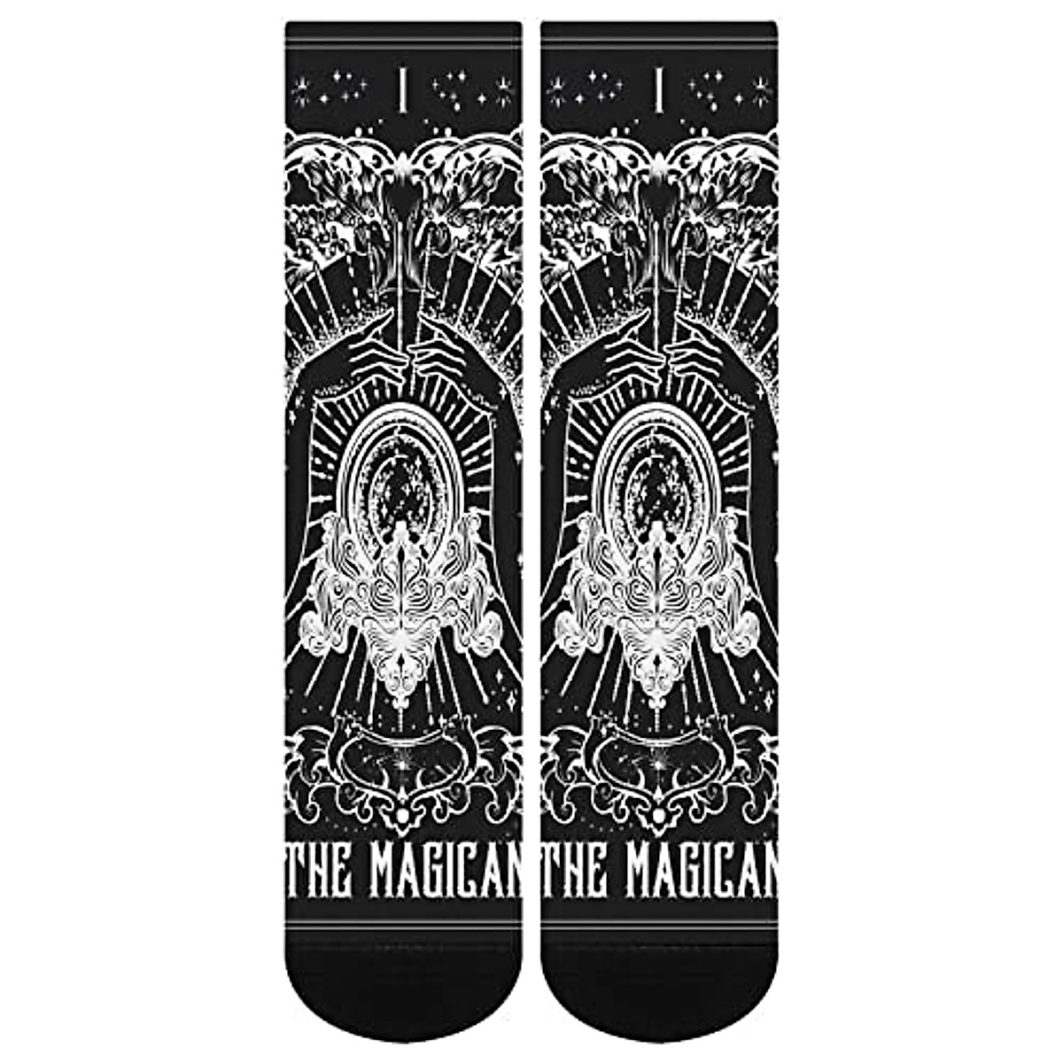 Tarot Card The Magician Socks for Women Socks for Men Crew Socks for Boys Mid Socks for Girls Stocking Stuffers for Teens Casual Athletic Sport Dress Socks