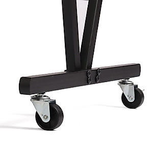 Baoz Art Metal Print Rack Storage Rack Portable Display Rack with Rolling Casters Printing Drying Display for Artworks, Posters, Prints