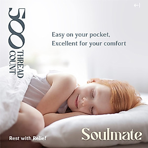 Mayfair Linen 500 Thread Count 100% Cotton Sheets King Size Bed Set - 4 PC King Bed Sheet Set Cotton (Teal), Soft, Cooling, Sateen Weave 16" Deep Pocket Bedsheet for Hot Sleepers (Fits 18" Mattress)