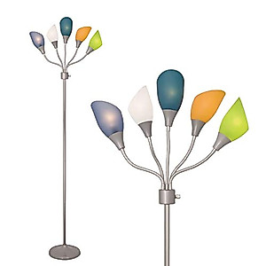 LIGHTACCENTS Medusa Floor LAMP Bundle White and Multi