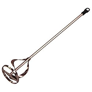 Edward Tools Mud Mixer for 1/2” Power Drills - 5 gallon bucket mixer - Industrial 4” Heavy Duty Ribbon Blade - Zinc plated steel for drywall compound, sealer, coating, paint - 24” - Rustproof