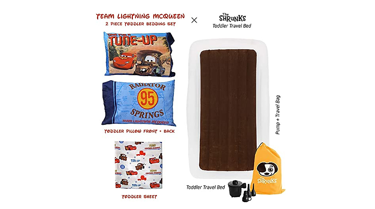 The Shrunks Toddler Travel Bed - Safe & Portable