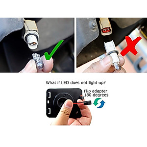 iJDMTOY Smoked Lens White Full LED Front Fender Flare Side Marker Light Kit Compatible With Jeep 2007-2017 Wrangler JK, Replace OEM Amber or Clear Sidemarker Lamps