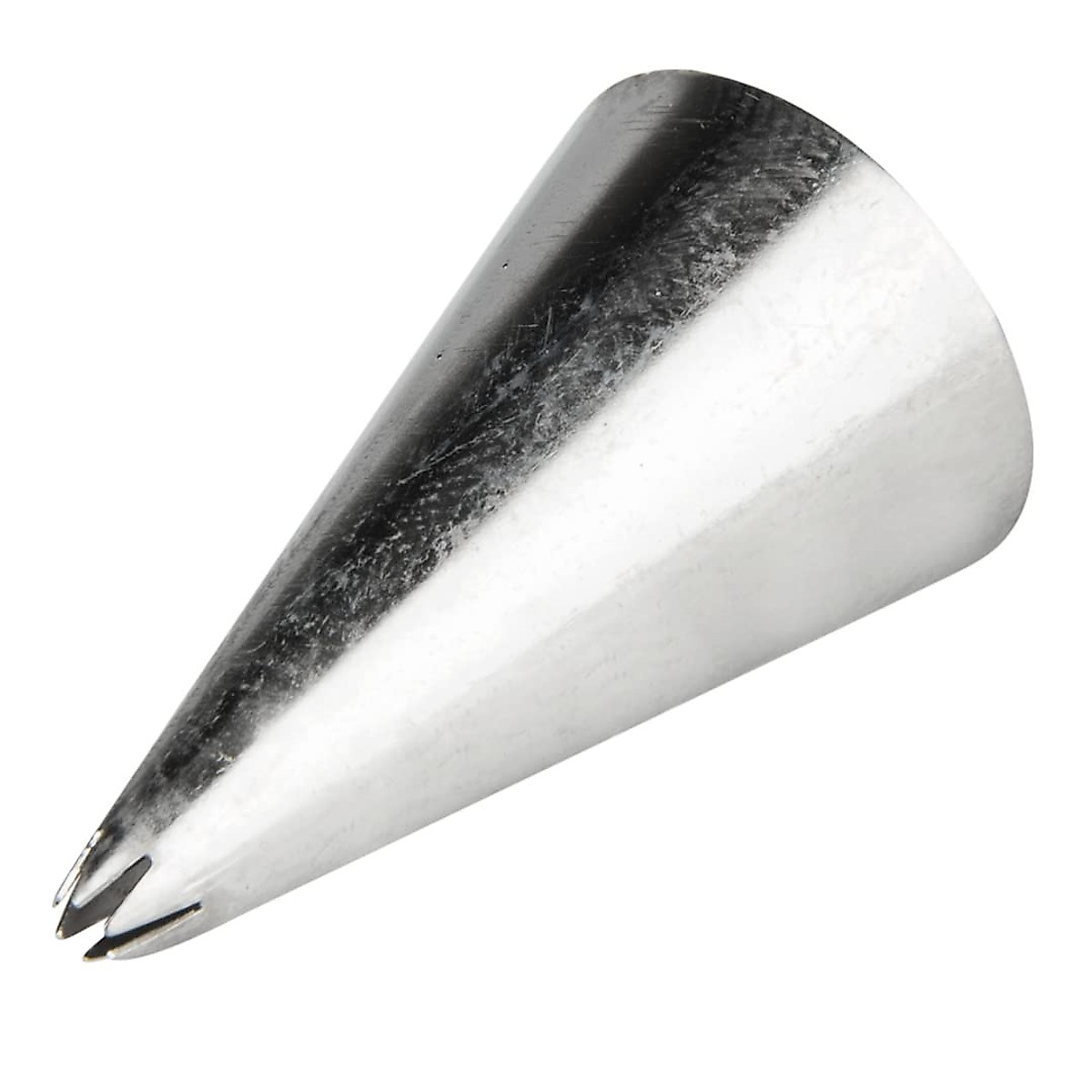 Restaurantware Pastry Tek Leaf Icing Tip 1 Reusable Piping Tip - #73 Dent-Resistant Stainless Steel Decorating Cake Tip Dishwasher-Safe Decorate Cupcakes Cakes or Cookies