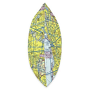 15 Degrees East Aeronautical Chart Los Angeles VFR sectional Pilot Throw Pillow, 16x16, Multicolor
