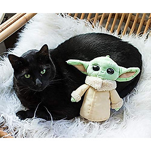 STAR WARS: The Mandalorian The Child 8-Inch Small Plush Toy with Pocket Zipper | Baby Yoda Plush Clip-On Doll | Super Soft Stuffed Animals Plushie