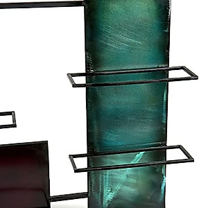 Home Decorators Collection Wine Storage Wall Sculpture, 24" Wx38.5 H, Bronze
