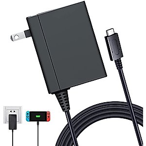 Switch Charger - Fast Charger AC Adapter for Nintendo Switch Dock/Switch and Pro Controller with Type C Charging kit (Support TV Mode)