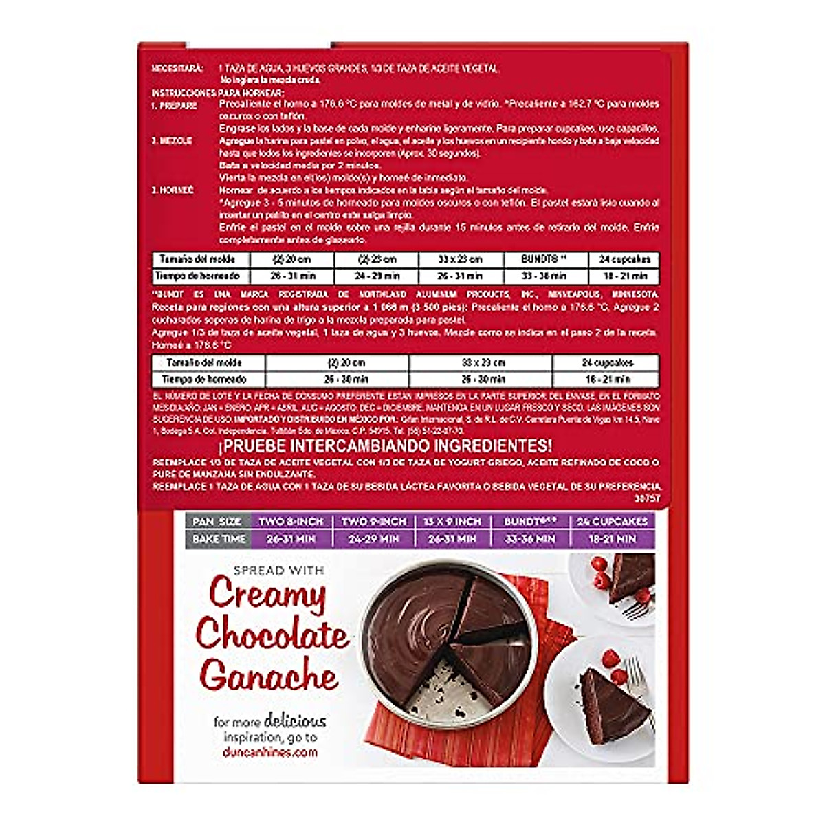 Duncan Hines Classic Cake Mix, Devils Food, 15.25 oz (Pack of 3)