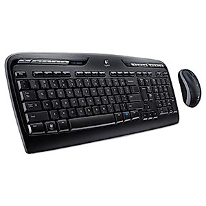 Logitech MK320 Wireless Keyboard and Mouse Combo (Black)