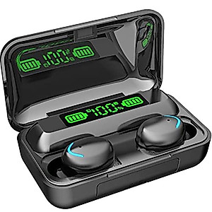 New Sport Wireless Bluetooth Earbuds for iPhone Samsung Wireless Earphone IPX 7 Waterproof, Black