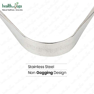 HealthAndYoga™ Oral Hygiene Tongue Scrapers – 24pcs Bulk Pack Disposable Metal Tongue Cleaners - qSwipe Lite Copper Tongue Cleaners (12 pack) + SteloSwipe Lite Stainless Steel Scrapers (12 Pack)