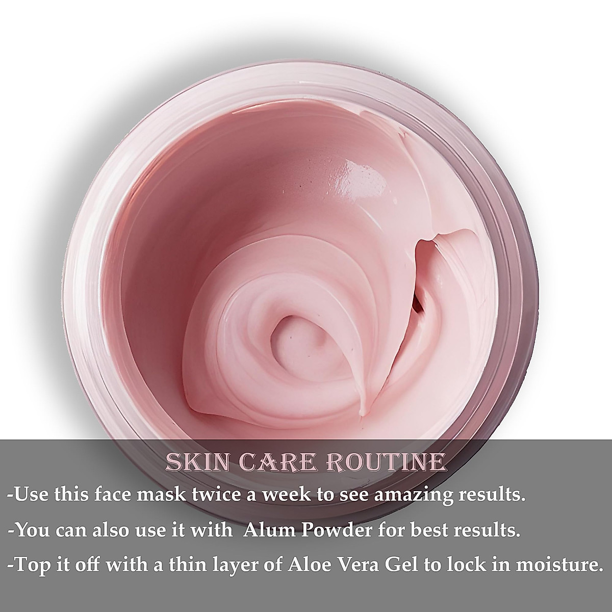 Calamine Clay by mi nature | For Younger looking skin, Detoxifying Skin | 227g(8 oz) (0.5 lb) | Facial Cleansing mask | Use to make Masks, Creams, Scrubs, Bath Bombs, Body Wash and Soaps