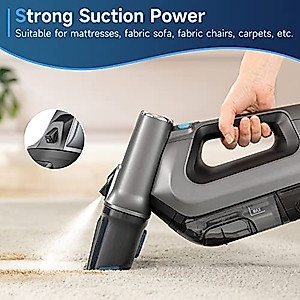 TAB Carpet Cleaner Machine, Portable Carpet Cleaner,2023 Upgrade Lightweight Cordless Spot Cordless Upholstery Stain Remover Deep Cleaner for Pets,Stairs,Car,With PowerBrush & Extend Hose, ErasePro H6