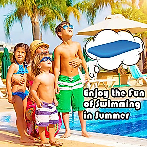 SGQCAR Rectangular Pool Cover, Fits 103in x 68.8in Rectangle Inflatable Swimming Pool Cover, Frame Pool Cover with Ropes, Dustproof Garden Outdoor Paddling Family Pools Protector 103 x 68.8inch