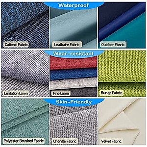 Millsilo Custom Size Bench Cushion for Indoor Outdoor Furniture, Non-Slip Window Seat Cushions, Piano Dining Cushion for Bench, Long Storage Bench Cushion, Washable Cover, 70D High Density Sponge