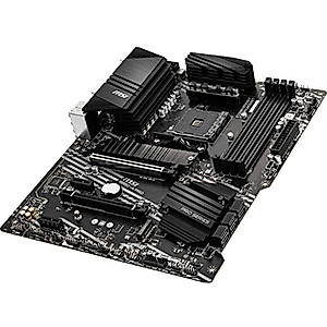 MSI B550-A PRO ProSeries Motherboard (AMD AM4, DDR4, PCIe 4.0, SATA 6Gb/s, M.2, USB 3.2 Gen 2, HDMI/DP, ATX)